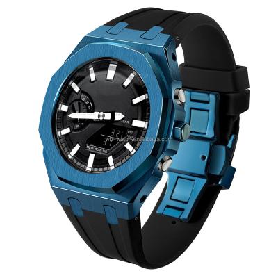 China Generation 5 Mod Kit Stainless Steel Watch Band And Bezel For Casio Ga2100 G Shock Case for sale
