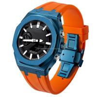 China Generation 5 Mod Kit Stainless Steel Watch Band And Bezel For Casio Ga2100 G Shock Case for sale