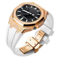 China Luxury Ga2100 5Th Generation Full Diamond Watch Case Rubber Strap Resin Watch Band Kit for sale