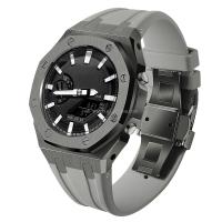 China Stainless Steel Watch Case And Band For Casio Ga2100 Modification Metal Silicone Strap for sale