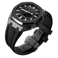 China GA2100 Rubber Strap Metal Bezel Parts Accessories Watch Mod Kit Stainless Steel Case for Casio GA2100 G Shock for sale