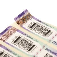 China HX Security Label Stickers Russian Wine Bottle Label Anti Counterfeiting ROHS for sale