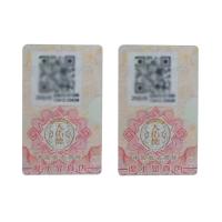 China Glossy Custom Security Stickers Drip Color Adhesive Printed Label CE for sale