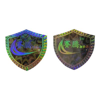 China Laser Print QR Code Stickers Custom Polarized Light Glossy Process for sale