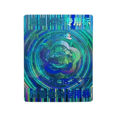 China Matte Double Layer Labels Reflective Custom Holographic Labels for sale