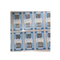 China Customized Thickness Holographic Security Stickers Glossy Surface Vinyl Material for sale