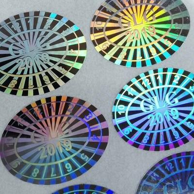 China Double Laser Anti Counterfeiting Label Holographic Security Label Hologram for sale