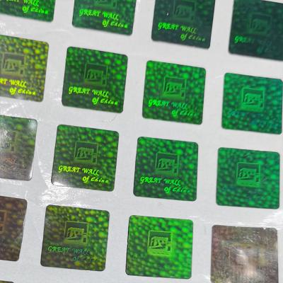 China Customized Anti Counterfeiting Sticker Paper Vinyl PET CMYK/Pantone Roll Sheet OEM/ODM Accepted for sale