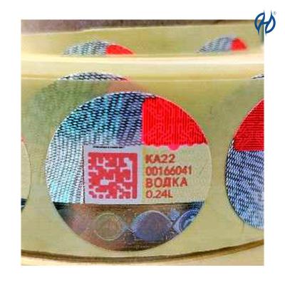 China Custom Security Seal Stickers CMYK/Pantone Design Various Materials For Die Cut Packaging for sale