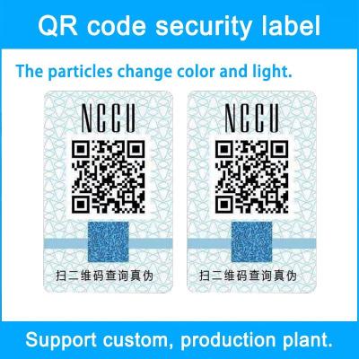 China Oilproof Anti Counterfeiting Label With Offset / Silk Screen / Digital Printing for sale