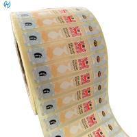China Polarized Color Change Security Label Sticker Anti Counterfeiting Stamps for sale