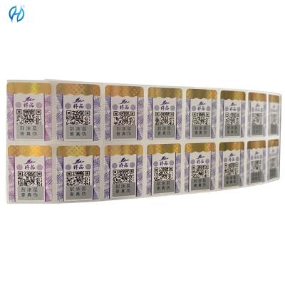 China Accepted OEM/ODM Paper Security Label Stickers With Customized Thickness for sale