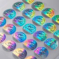 China Custom Security Stickers with Serial Number Barcode and Oval Shape Vinyl for sale