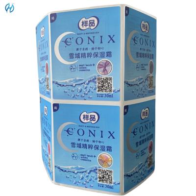 China Custom Die Cutting Self Adhesive Security Labels with Silver Finish Thank You Sticker for sale