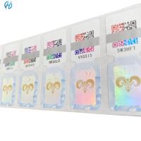 China Custom Qr Code Stickers , Print Qr Code Labels For Scanning Square Products for sale