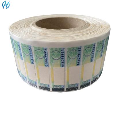 China PET Film Self-Adhesive Security Labels Blank or Printed for sale