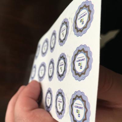 China Custom Designs And Shapes Supported Laminated Two-Ply Labels Waterproof Labels Samples Ideal For Industrial And Commercial for sale