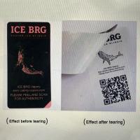 China Core Size 1 Inch Double Layer Labels in Paper or Synthetic Materials Samples Ideal for Branding and Product Information for sale