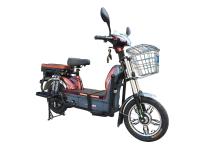 China Four Shock Absorbers Electric Motorized Bicycles Black Womens Electric Bike for sale