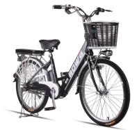 China 48V Womens Hybrid City Lithium Bicycle , Electric Assisted Bicycle With Electric Motor for sale