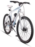 China AOWA Motorized Mountain Bike Electric Blue Off Road Electric Mountain Bike for sale