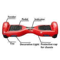 China 4.4 Ah Electric Self Balancing Scooter Motorised LED Light Two Wheel Scooter for sale