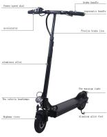 China Lightweight Folding Electric Mobility Scooters Black Folding Motorized Scooter for sale