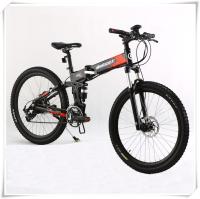 China AOWA Electric Motorized Bicycles Safety Electric Folding Bikes With 26''-1.95 Tire for sale