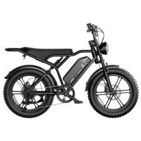 China R002 20''*4.0 1500W Full Suspension Moped-style Electric Bike Europe Warehouse Stock Fat Tire Bike for sale