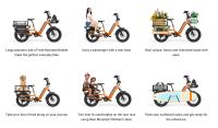 China 20” Fat Tire Long Tail Cargo E-bike for sale