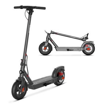 China B20 10''*2.5 630W Folding Electric Scooter with LCD and Front & Rear Shock Absorberr 36v  Foldable Bike Supply Lithium Battery for sale