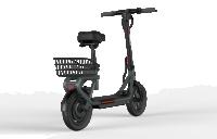 China C10 12''*2.125 450W Folding Electric Mini Scooter with LCD Rear Brake 36v Foldable Bike Supply Lithium Battery for sale