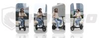 China 12-inch Foldable Electric Scooter with Front & Rear Dual Suspension, Rear Seat & Cargo Basket for Commuting & Shopping for sale