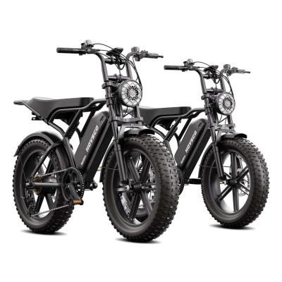 China Factory OEM 48V 250W Electric Bike 20 Inch 15Ah Eu Stock E Bike Vintage Off-Road E-bike for sale