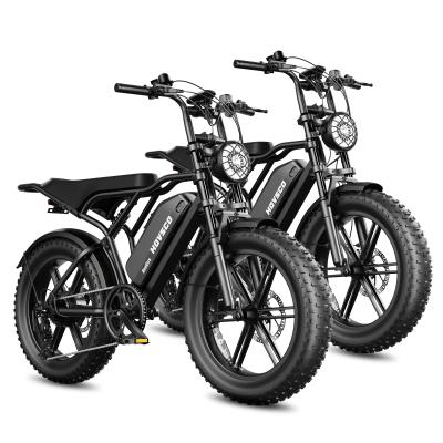 China EU Stock 20 Inch Fat Tire E Bike 48V 15AH Electric Bike Vintage Off-Road E-Bike Hydraulic Disc Brakes E Bike for sale