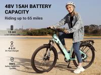 China 48V 26 Inch Fat Tire Electric Bike for City Commuting & Off-Road with Long Range for sale