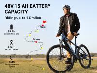 China M712 27.5'' Retro Electric Bike with 750W Rear Hub Motor 15ah Battery 48v 500W Electronic Commuting/Mountain Riding for Adults for sale