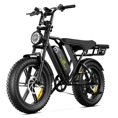 China Fatbike V8  Eu  Warehouse Cheap Electric Bike  750W 1000W Electrically Bike 25km/h Electrische Bicycle Ebike for Adult for sale