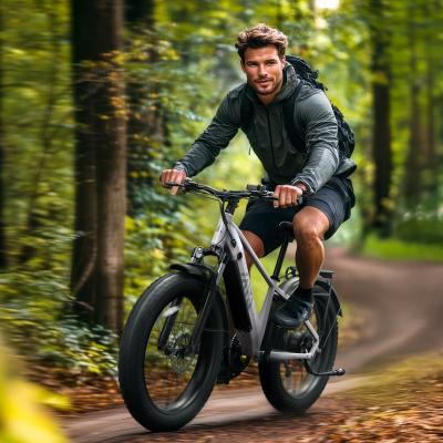 China 48V 26 Inch Fat Tire Electric Bike Powerful Motor Off-Road & City Commuter E-Bike Long Range Lithium Battery Pedal Assist for sale
