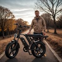 China EU Stock R002 Pro DDP Delivery 20A Lithium Battery 105km Electric Fat Tyre Hybrid Cycle Rear Hub Motor Brushless Disc Brakes for sale