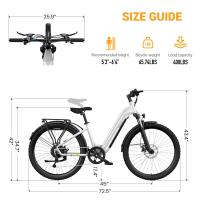 China OEM Factory Price M722 27.5 Inch Mountain E Bike 500W 750W E Bike EU Stock 48V 15AH Lithium Battery Electric Bike for sale