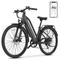 China C622 36V 26-Inch Women's Electric City E-Bike Factory Direct 250 Watt Power 36V Sensor 7 Speed Electronic Road Bike for sale