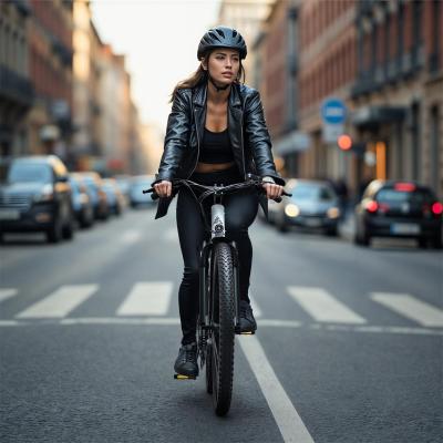 China C624 36V 26-Inch Women's Electric City E-Bike Factory Direct 750 Watt Motor Power 36V Sensor Smart Road Bike with 7 Speed for sale