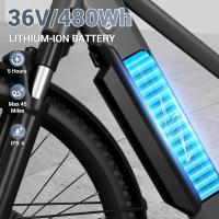 China EU Stock Smart Sensor 48v 7 Speed Commuter E-Bike 48v Brushless Motor City Electric Bicycle for Adults From China for sale