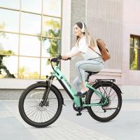 China M712 Men's 48V 27.5-Inch Electric City E-Bike 750 Watt Motor Power Factory Direct 48V Sensor 7 Speed Electronic Road Bike 80 km for sale