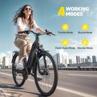 China TST C624 26'' Frame 5 Modes 7 Speed 32-37km/h Electric City Bike High Speed Brushless Pedal-Assist Digital Charging 36V Lithium for sale
