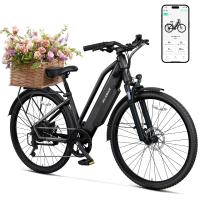 China TST C624 26'' Frame 5 Modes 7 Speed 32-37km/h Electric City Bike High Speed Brushless Pedal-Assist Digital Charging 36V Lithium for sale