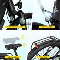 China CE UL Certificated Customized C624 Shimano 7 Speed Hybrid Electric Road Bike 750W Motor 36V Sensor Smart City Bike OEM Available for sale