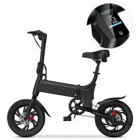 China C14 14''*2.125 500W Full Suspension Electric Bike with LCD and Rear Hub Motor 36v  Foldable Bike Power Supply Lithium Battery for sale