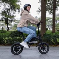 China C14 14''*2.125 500W Full Suspension Electric Bike with LCD and Rear Hub Motor 36v  Foldable Bike Power Supply Lithium Battery for sale